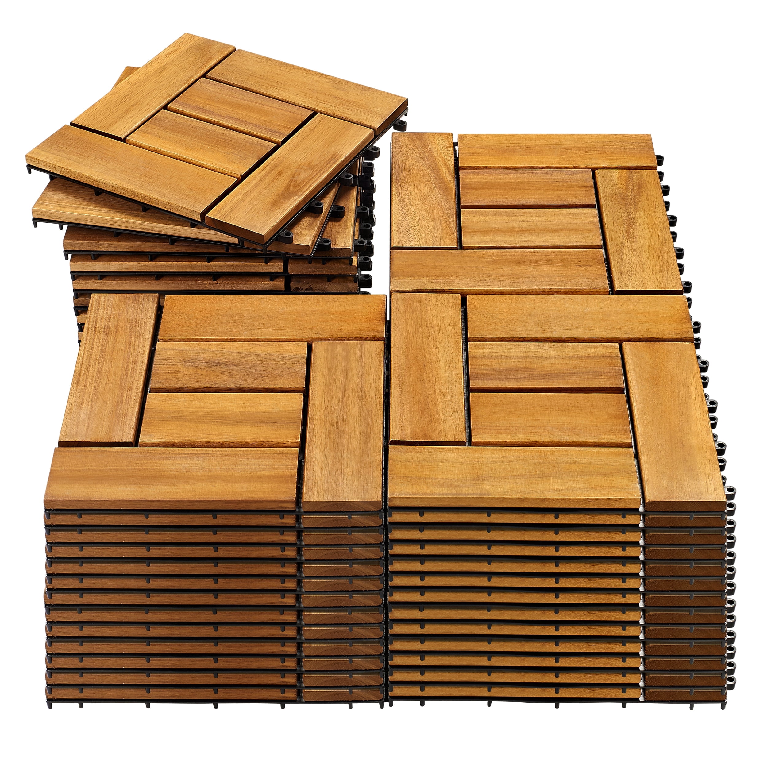 TrumanPick 54Pcs Interlocking Deck Tiles Outdoor Patio Flooring ...