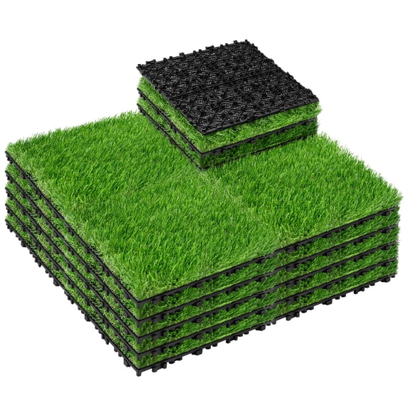 TrumanPick Artificial Grass Interlocking Flooring Decor Indoor Outdoor ...