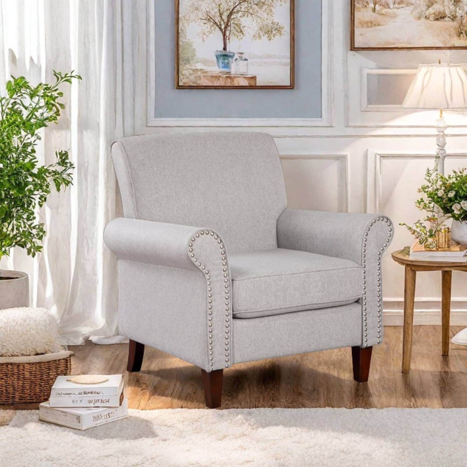 TrumanPick Mid-Century Accent Chair Single Sofa Reading Chairs Comfy ...