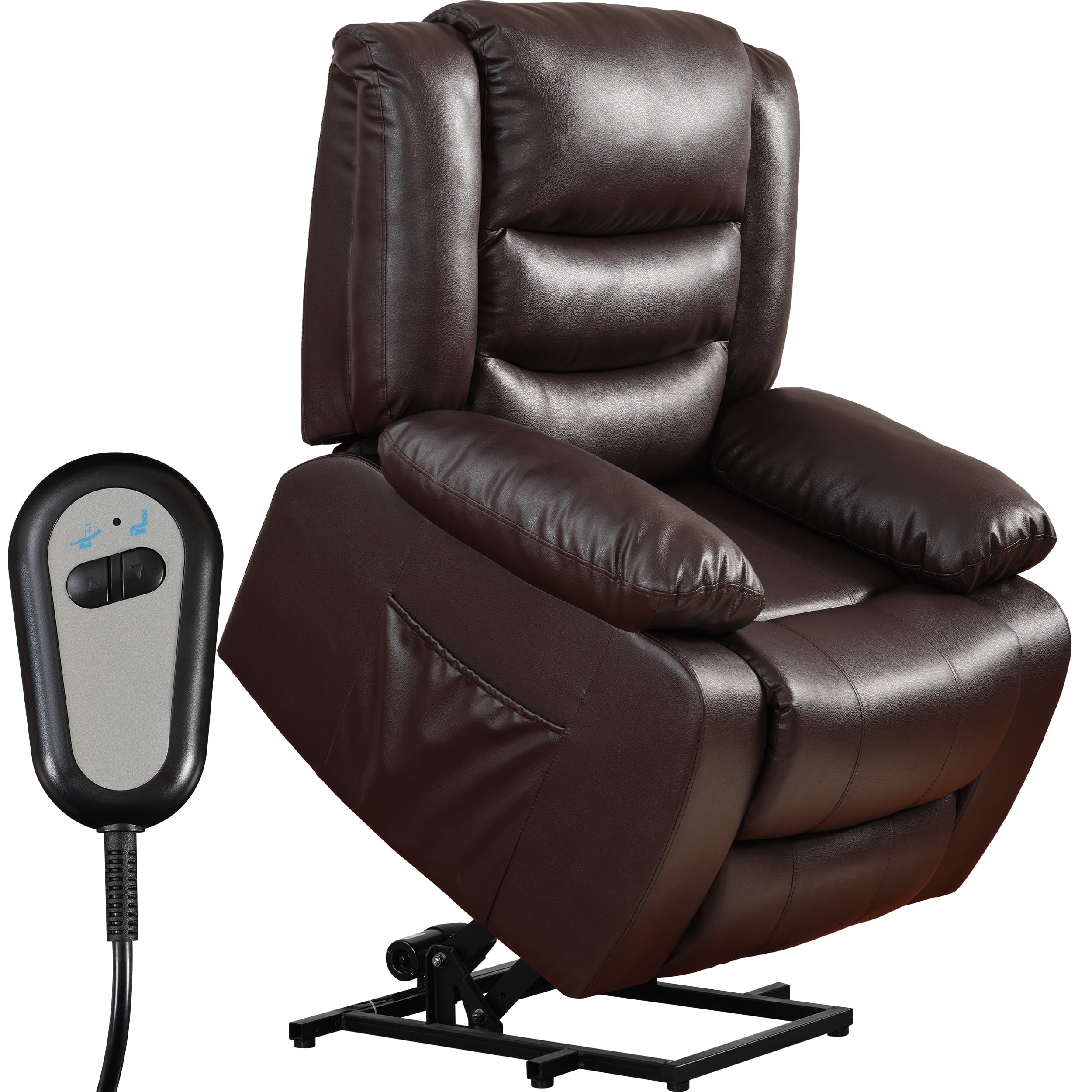 TrumanPick Power Lift Electric Recliner Chair for Elderly Faux Leather ...