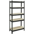 Free Shipping! Buxwellbang 5 Tier Adjustable Metal Storage Shelves for ...