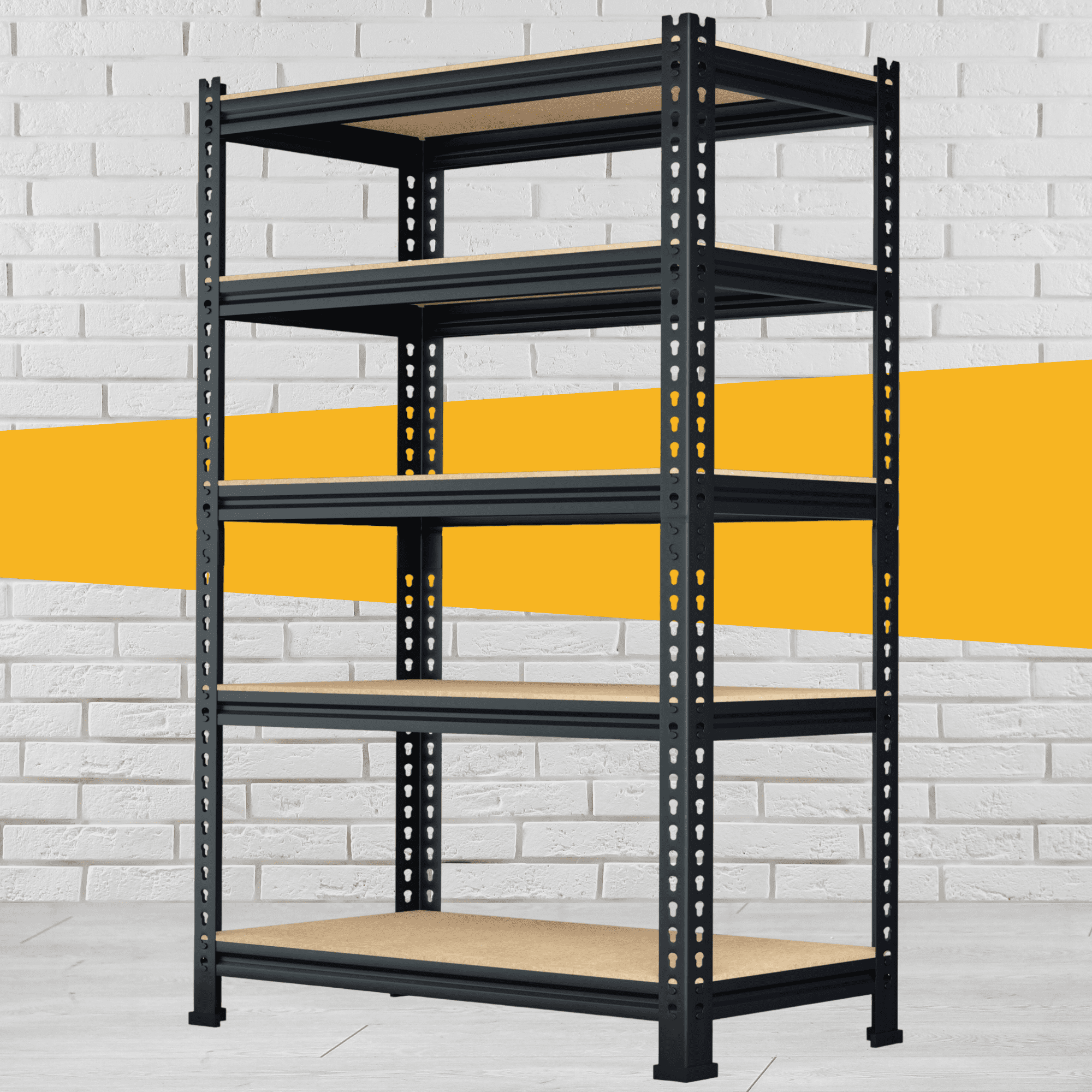 "TrumanPick Heavy-Duty Metal Storage Shelves, 5-Tier, 1325lbs, 28""W x ...