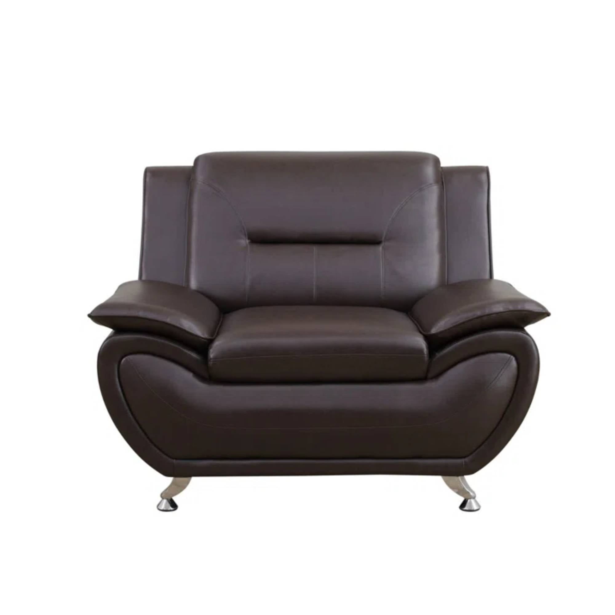 Trumanpick Leather Single Sofa Chair, Modern Comfy Sofa Couch for ...