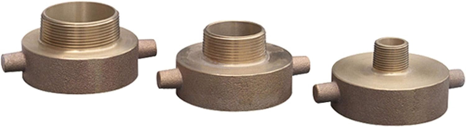 Trumbull 377-9009 "Low Lead" Brass Hydrant Adapter2-1/2" NH/NST Female ...