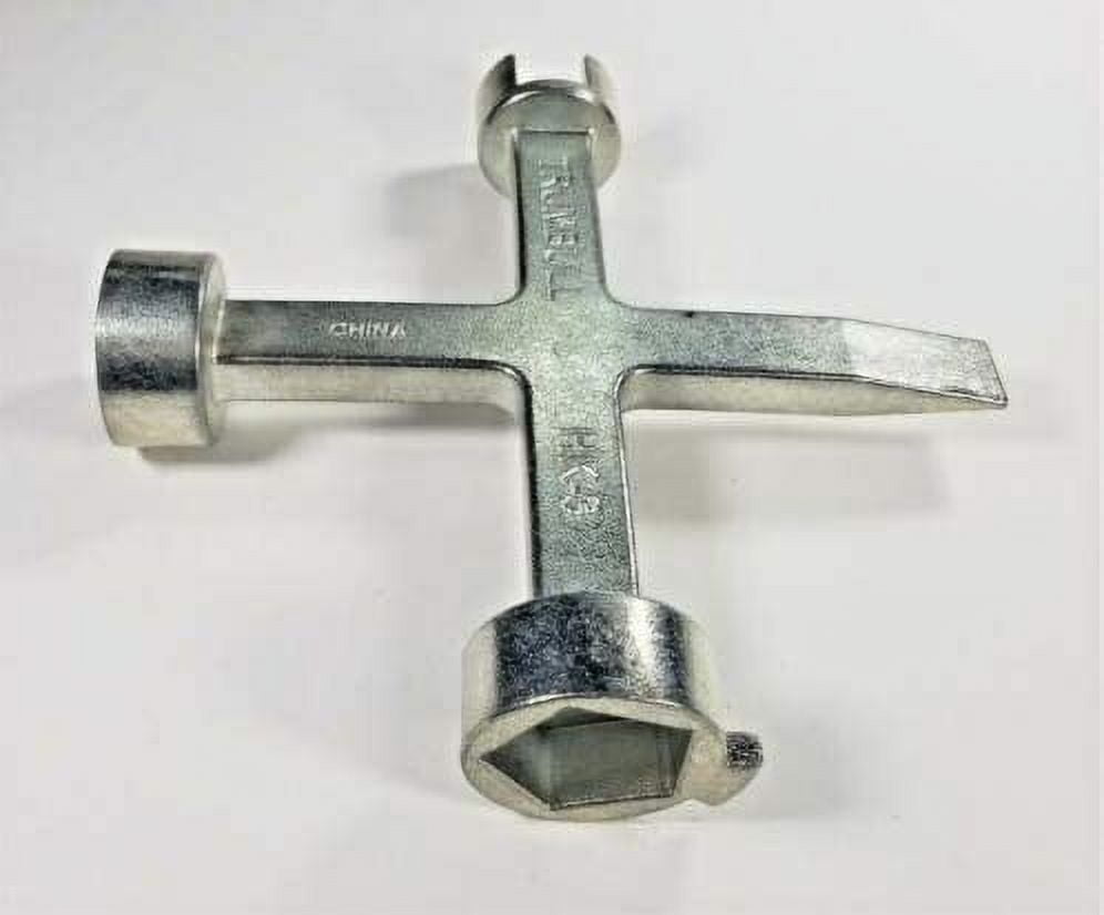 Trumbull HK-3 Meter Box Key/Curb Key/Wrench, Std, Large, & Mueller ...