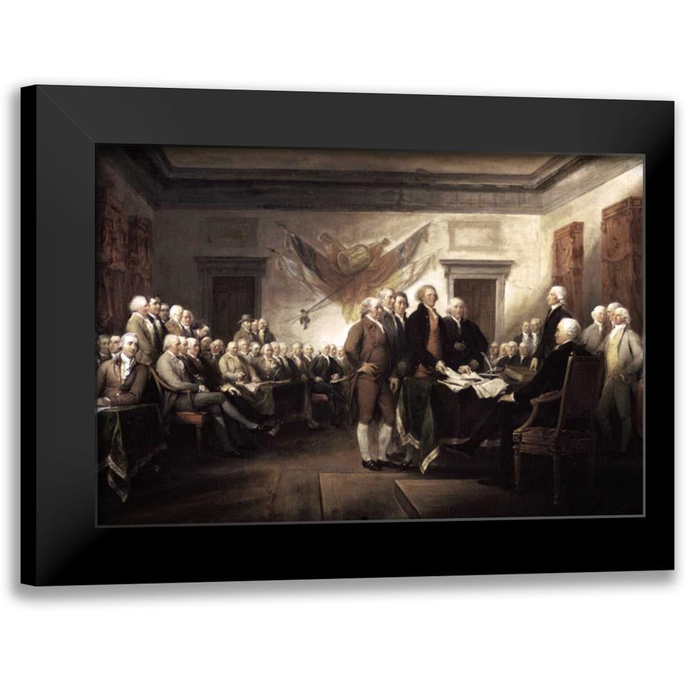 Trumbull, John 18x13 Black Modern Framed Museum Art Print Titled ...
