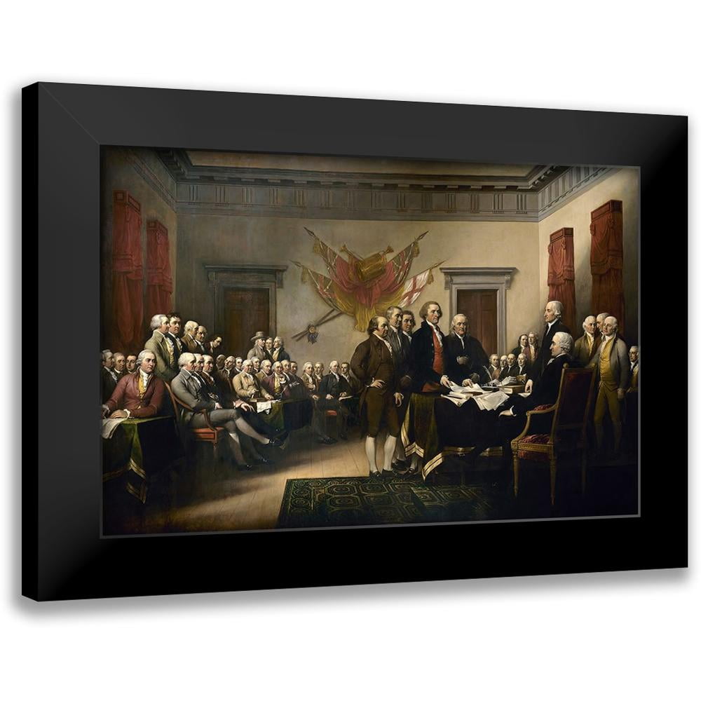 Trumbull, John 24x17 Black Modern Framed Museum Art Print Titled ...