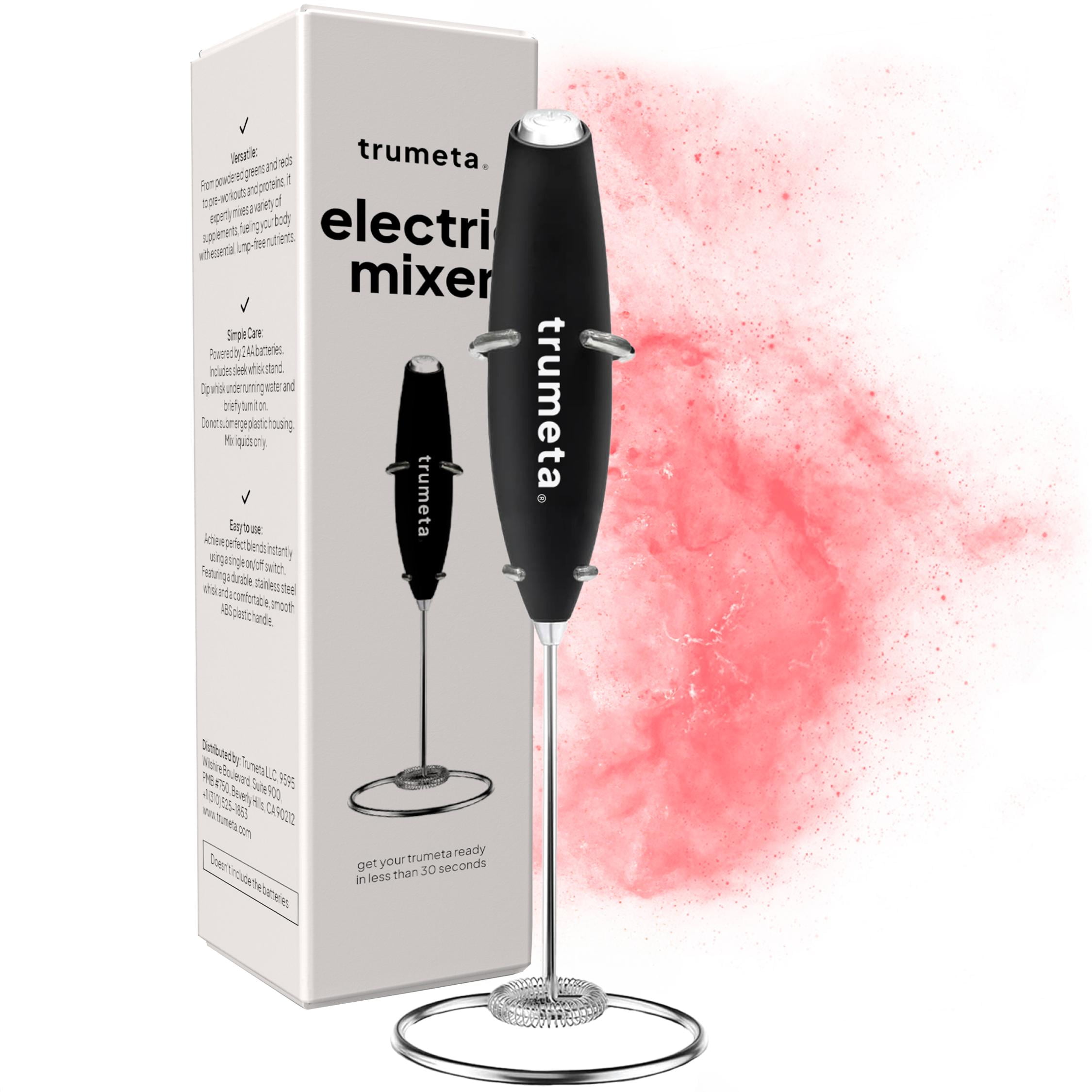 Trumeta Milk Frother Mixer for Drinks - Perfect Greens Mixer for Quick ...
