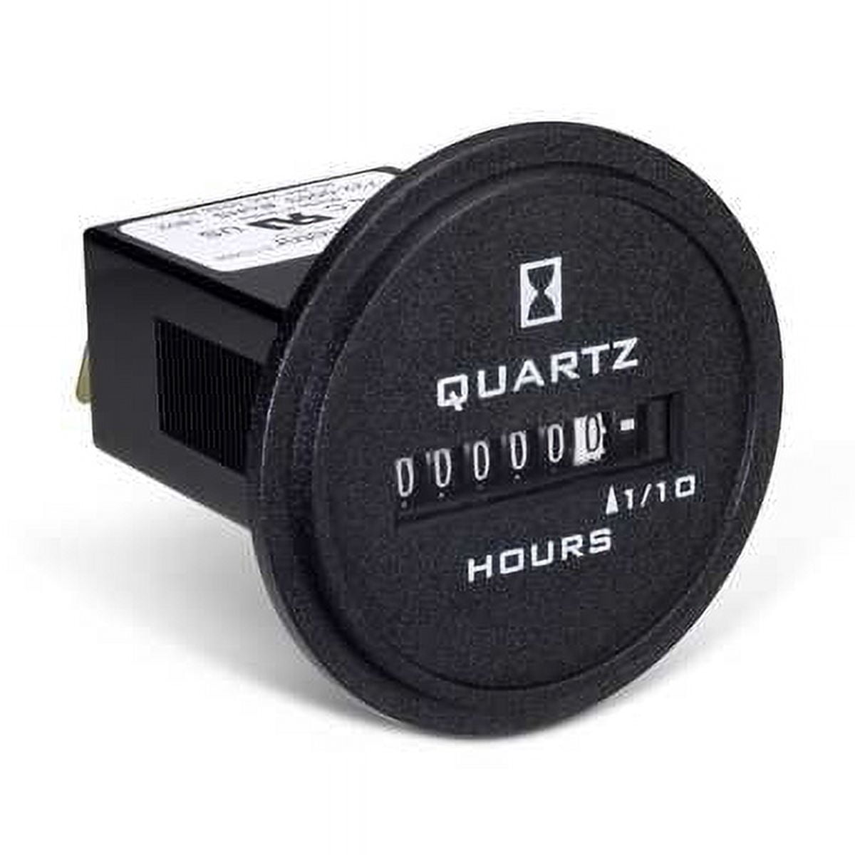 Trumeter Hour Meter,AC Quartz,Flush,Round,6 Digit 722-0003 - Walmart.com