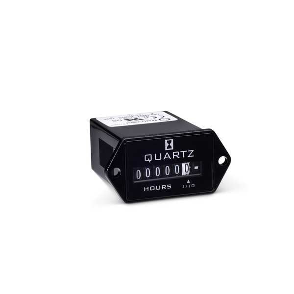 Trumeter Hour Meter,DC Quartz,2-Hole,Rectangular 732-0004 - Walmart.com