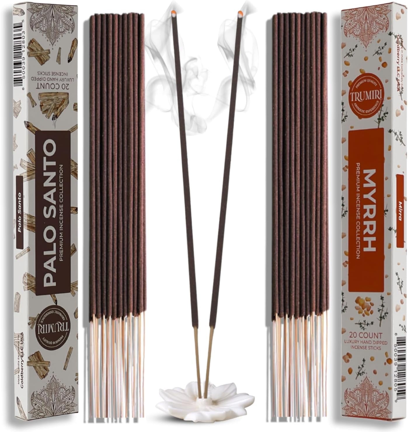 Trumiri Incense Sticks - Combo Pack of 40 Insence-Sticks - 20 Palo ...