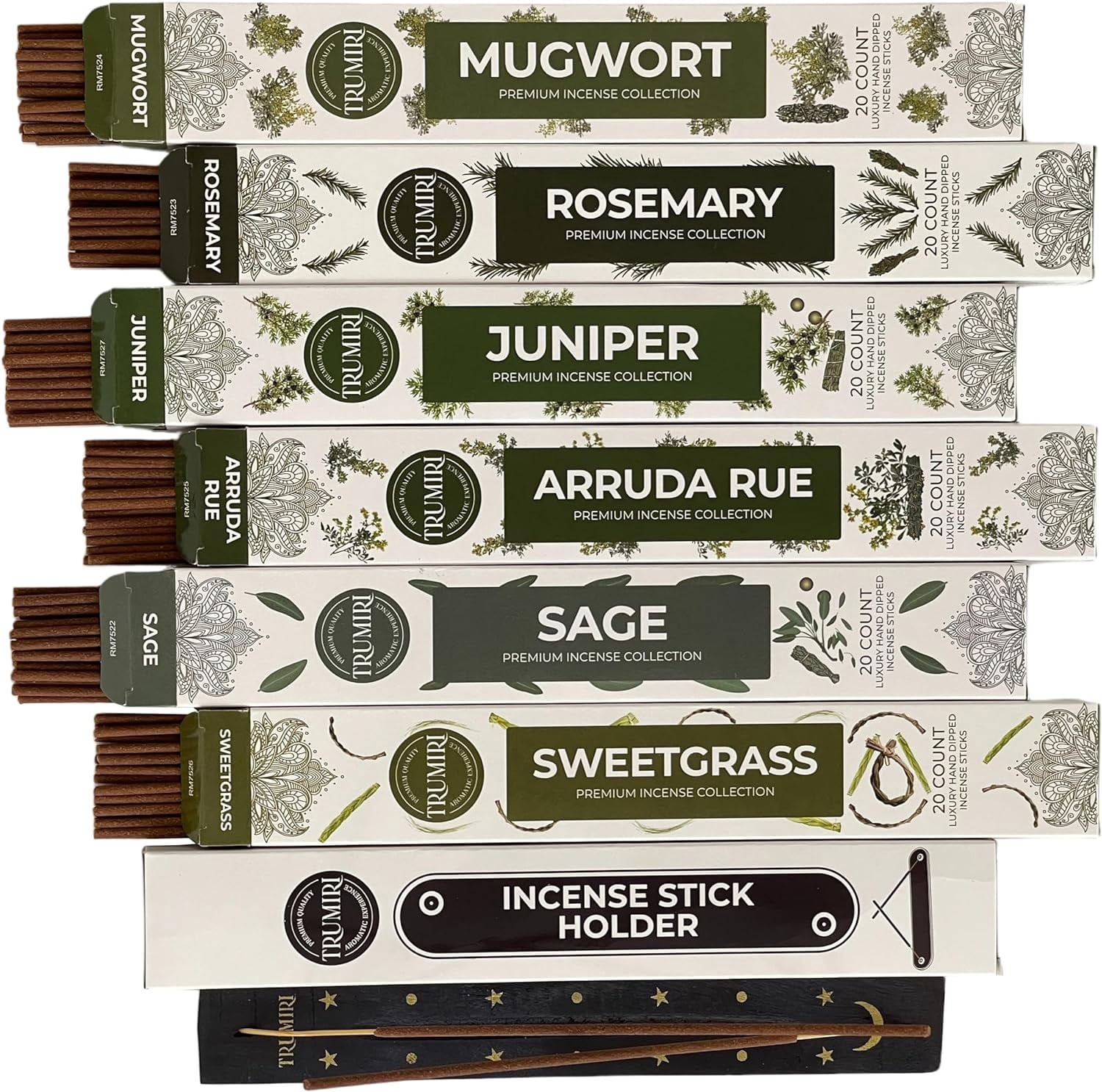 Trumiri Incense Sticks for Smudge Kit - Total 120 Insence-Sticks (20 ...