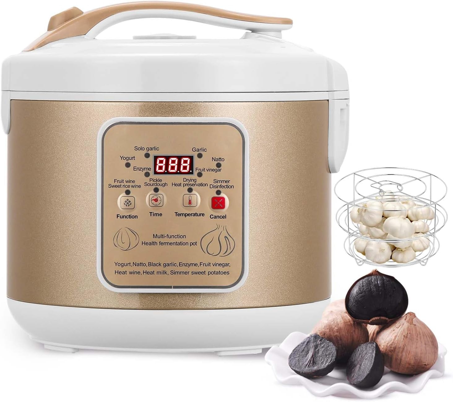 Trumoontree 6L Black Garlic Fermenter, 1.59 gal Automatic Intelligent ...