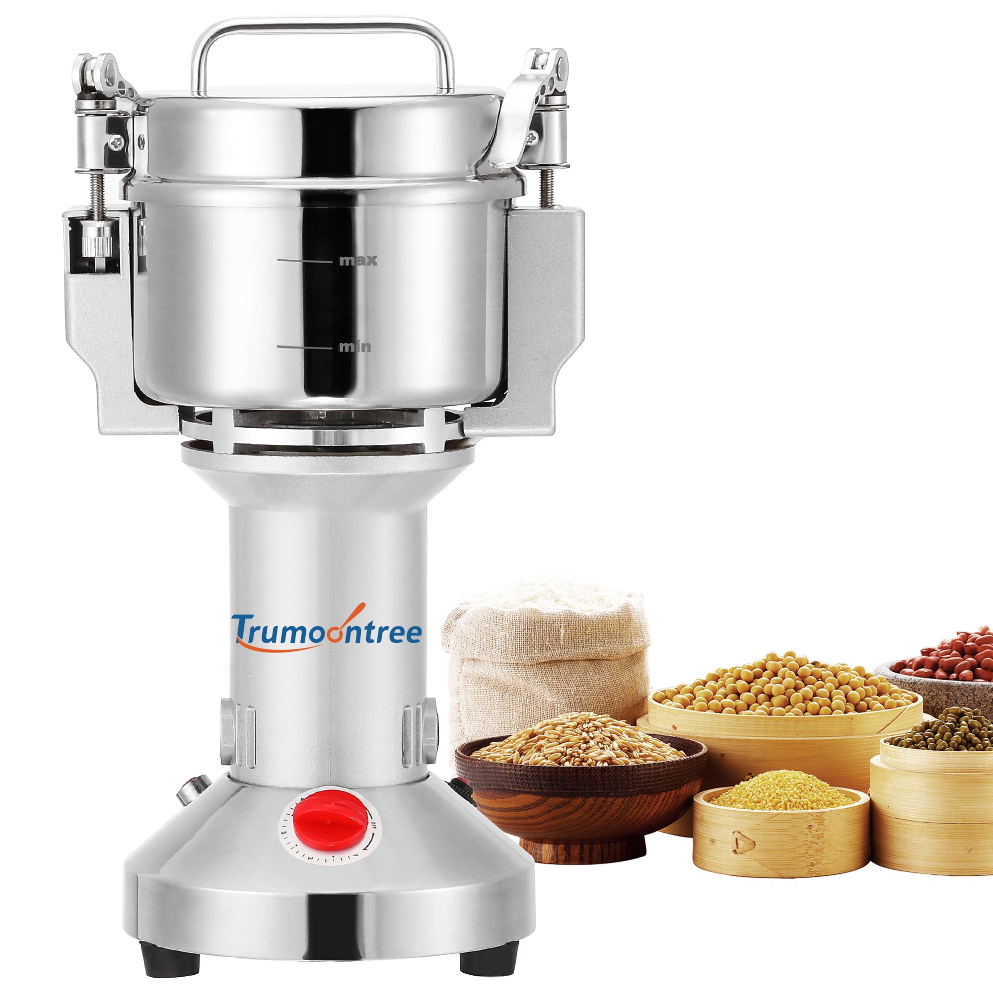 Trumoontree Electric Coffee & Dry Grain Mill Grinder, 700g, 1500W ...