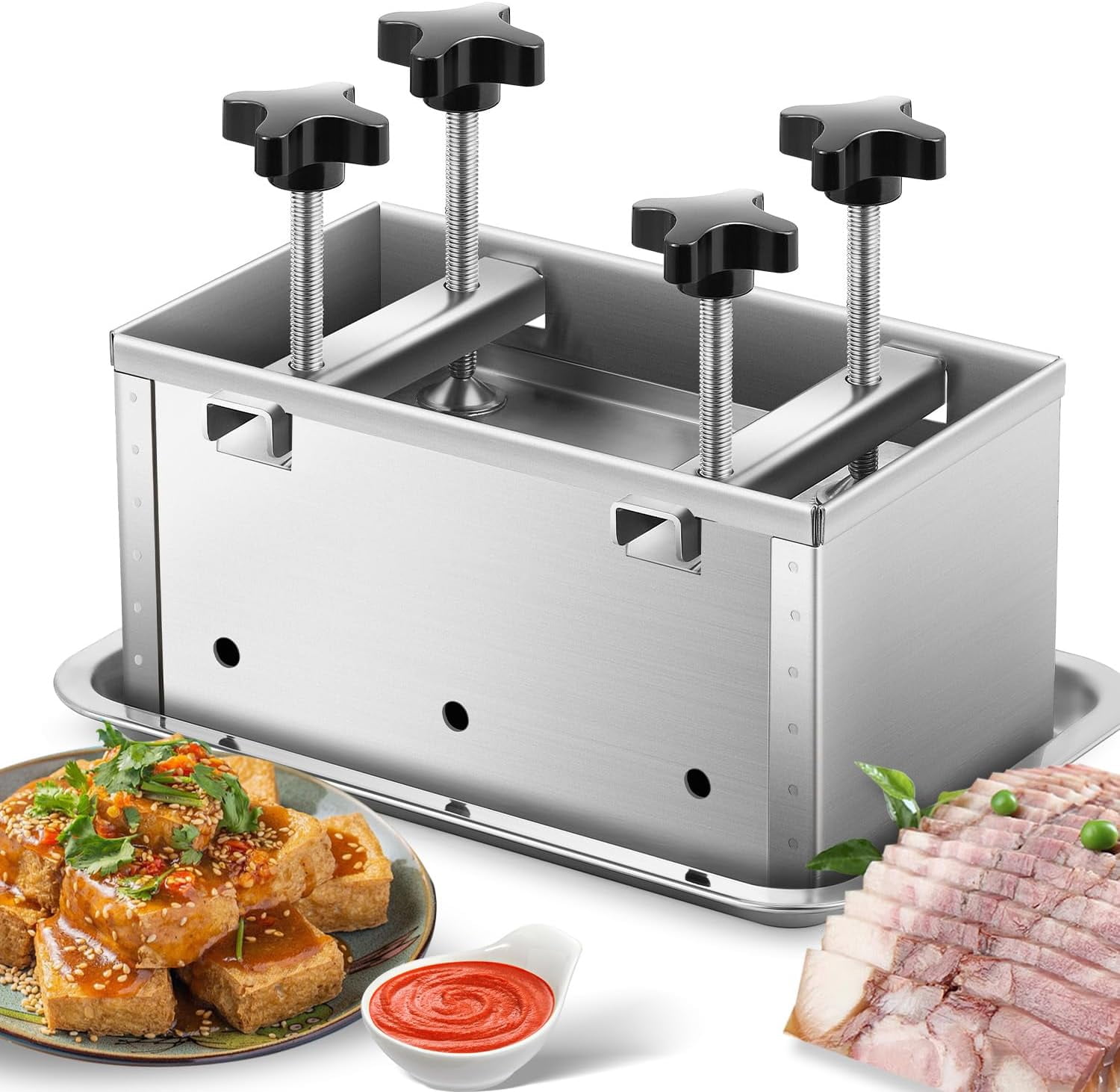 Trumoontree Deli Meat Press Tool Heavy Duty Meat Press Maker for Pork ...