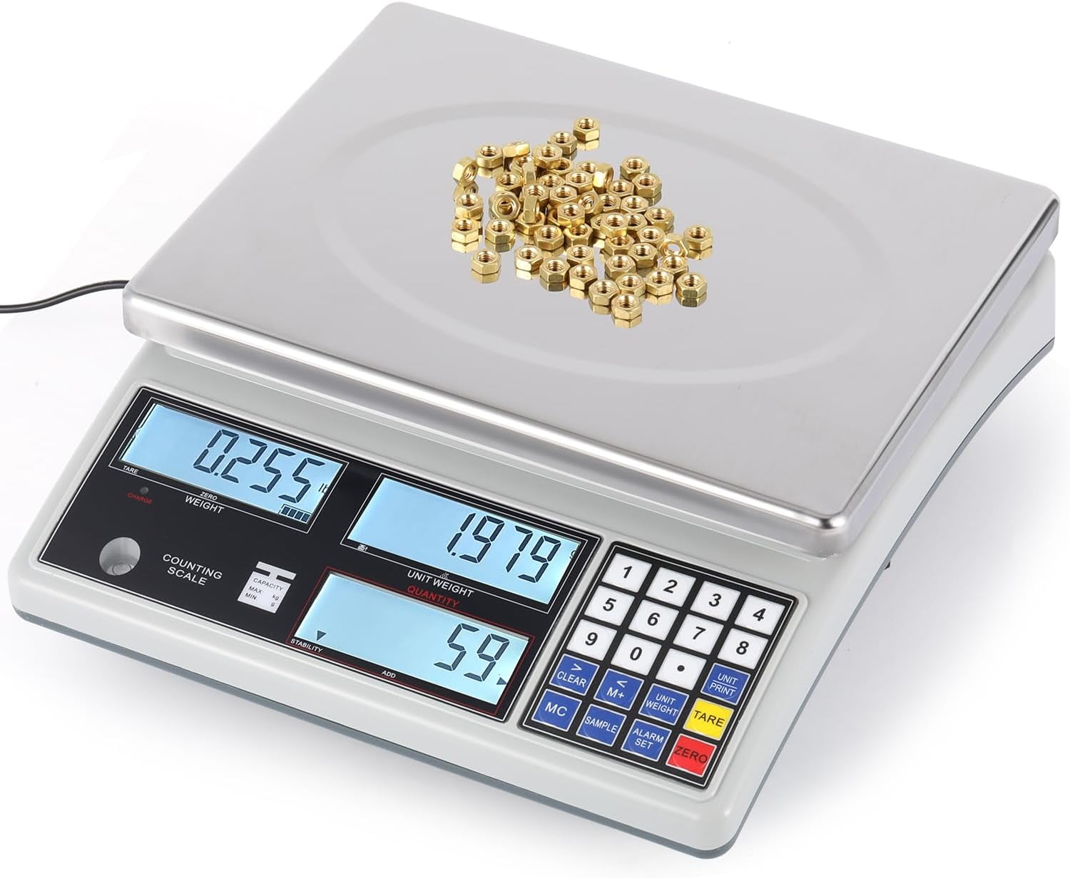 Trumoontree Industrial Counting Scale Digital Scale for Parts and Coins ...