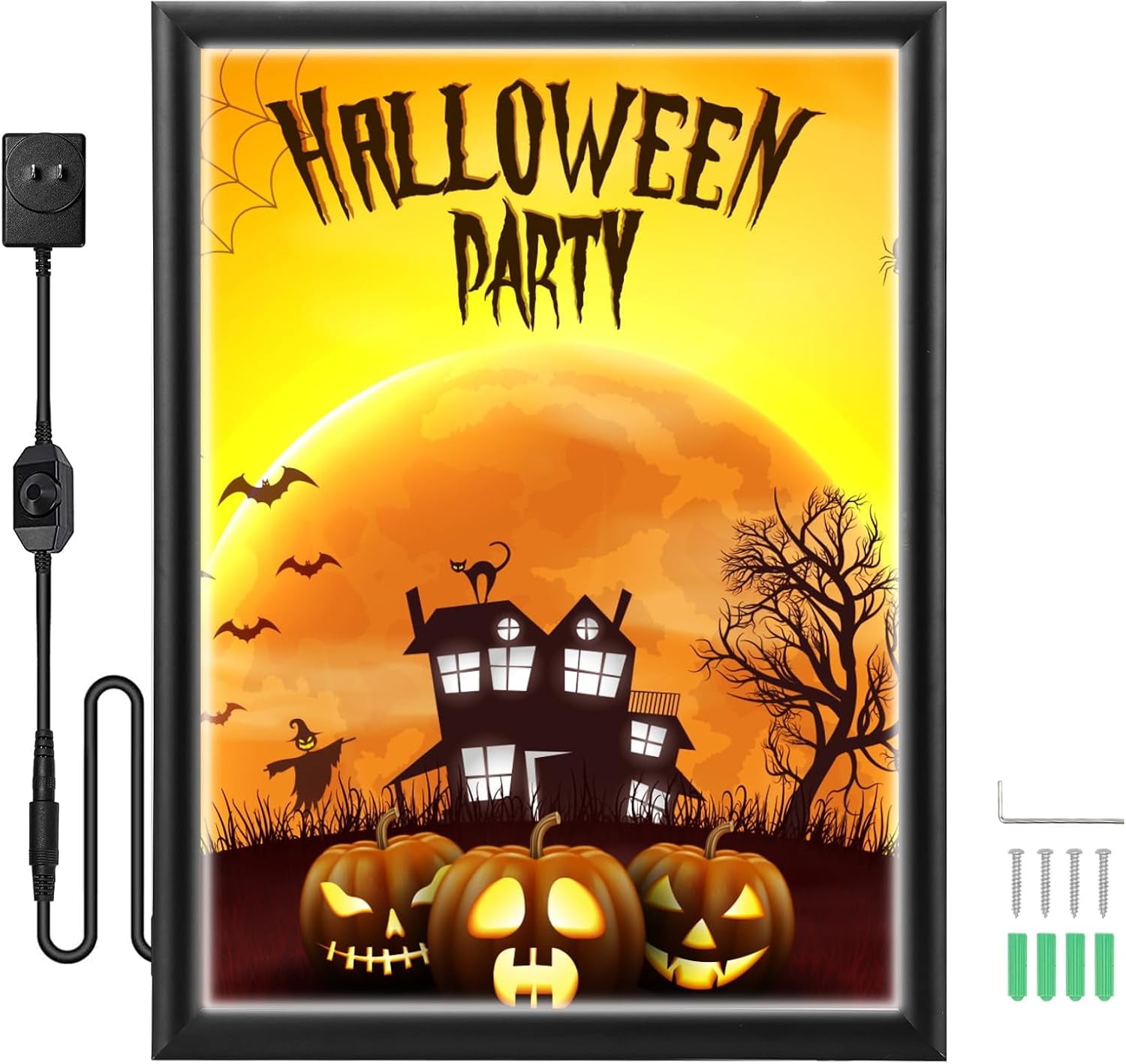 Trumoontree Led Poster Frame 16"×24" Snap Frame with Dimmer Switch ...