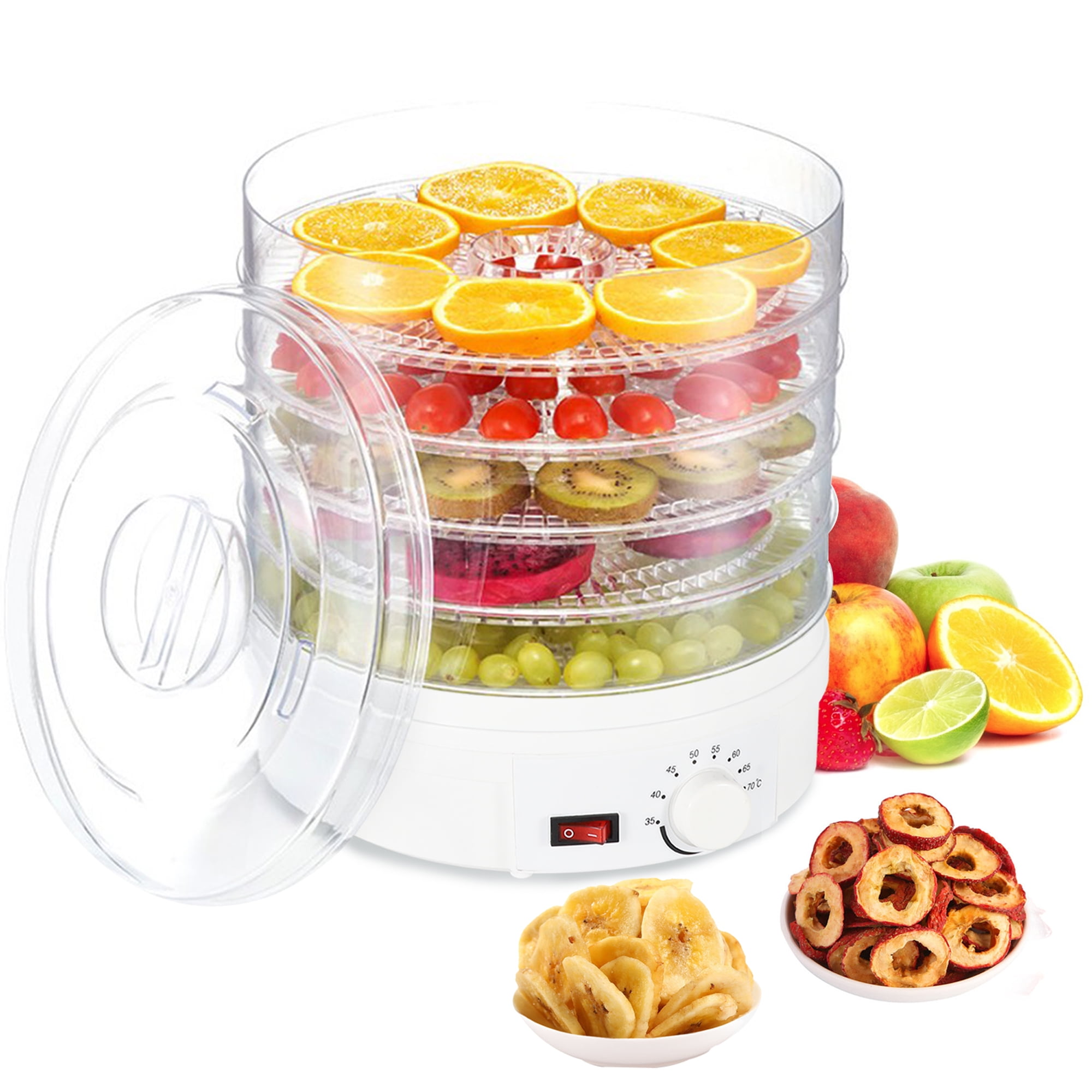 Trumoontree 5-Tray Electric Food Dehydrator, Portable Countertop ...