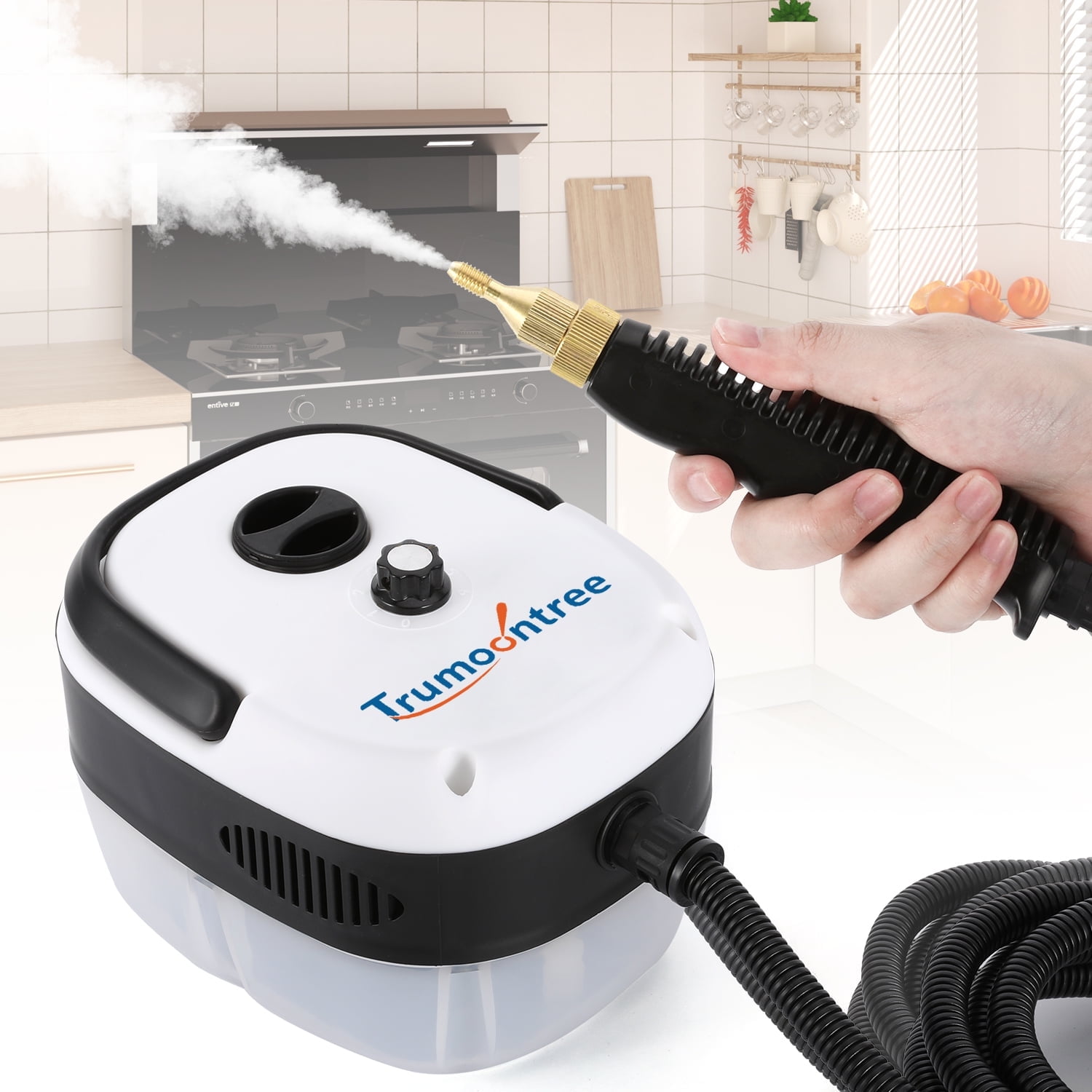 Trumoontree 2500W Portable Steamer for Home Use, Grout, Tile, Kitchen ...