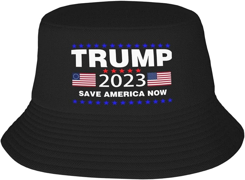Trump 2023 Save America Bucket Hat Reflective Foldable Beach Sun Hats ...