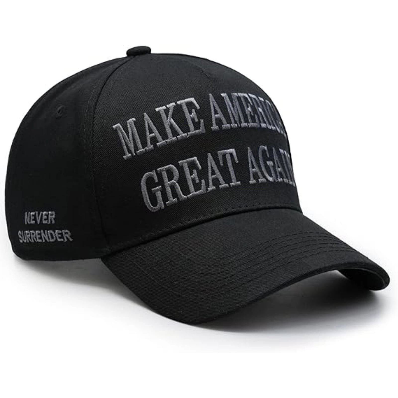Trump 2024 45-47 Dark MAGA Hat Donald Trump Make America Great Again ...
