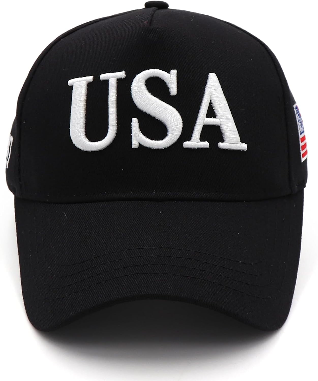 Trump 2024 45-47 Flag Hat Donald Trump Hat 3D USA Embroidery Adjustable ...