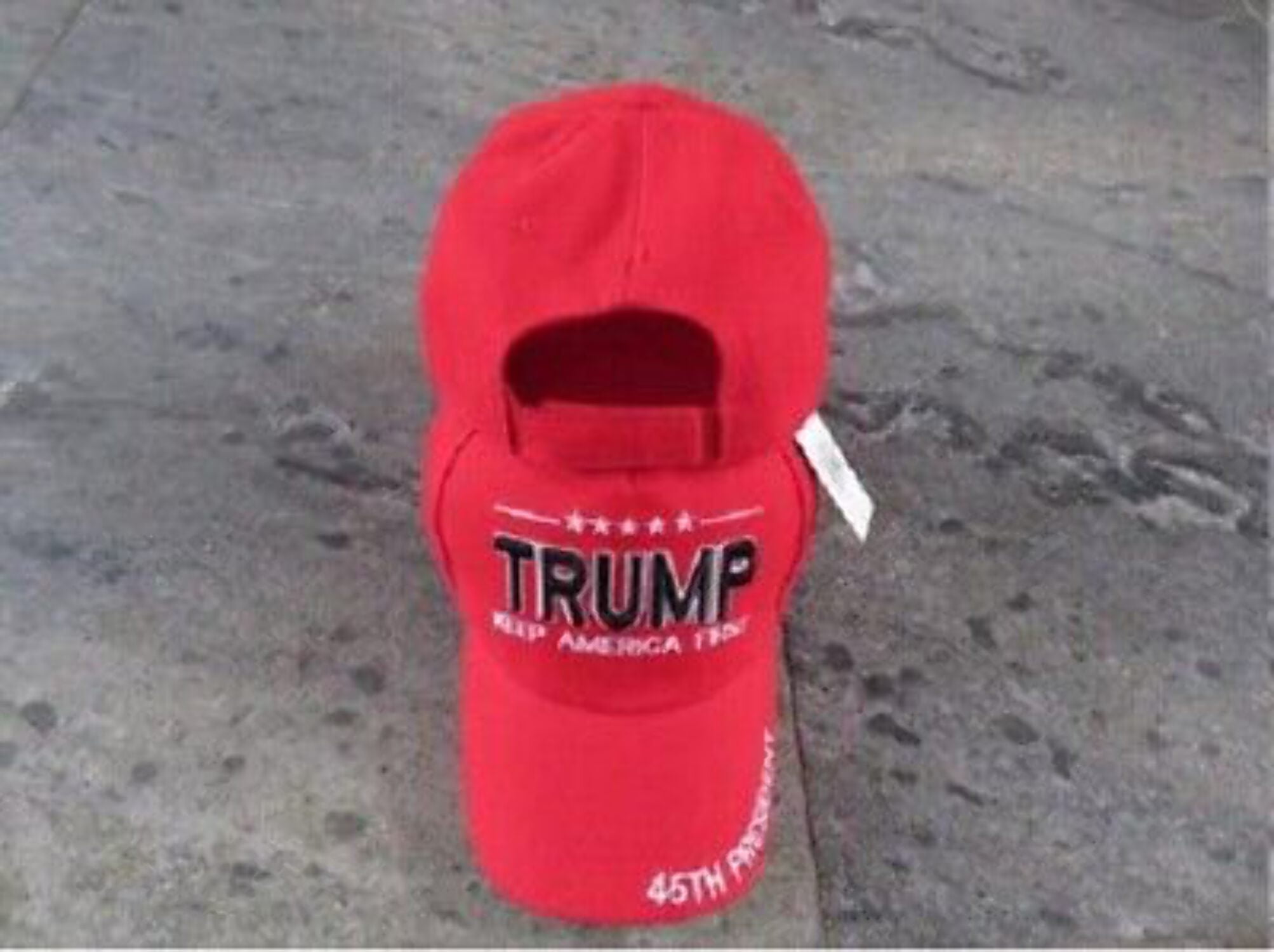 Trump 2024 America First 45TH PRESIDENT RED TRUMP Cotton Embroidered ...