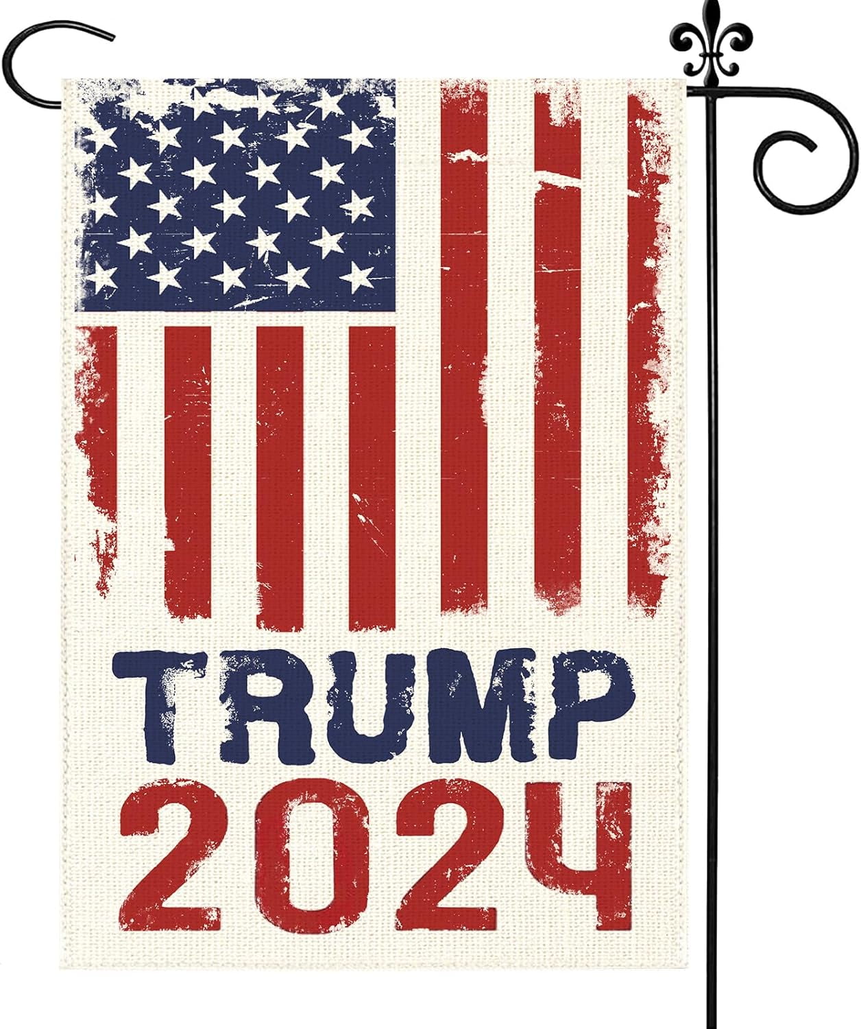 Trump 2024 Flag 12x18 Double Sided Garden Flag American Patriotic Usa