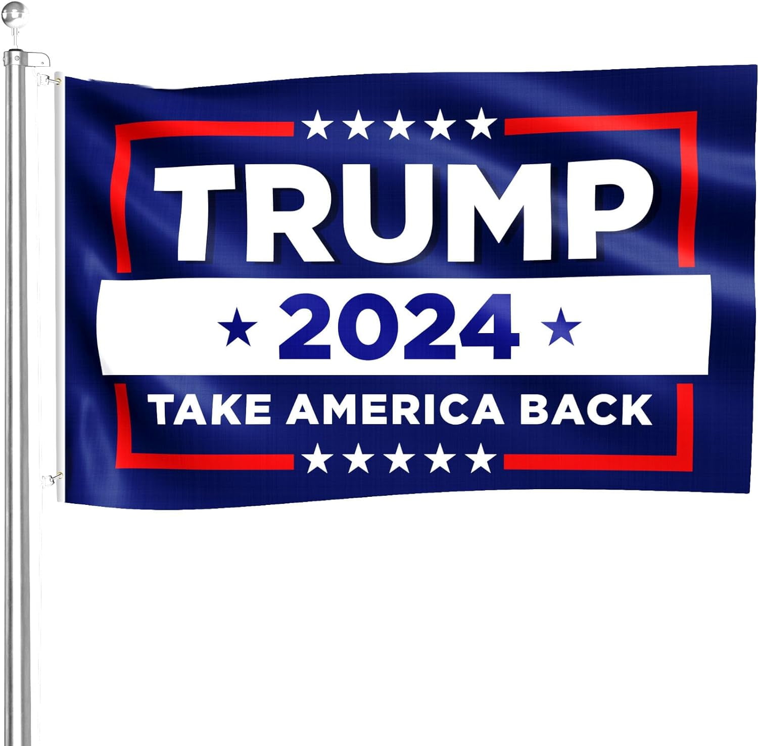 Trump 2024 Flag 3X5 FT - Donald Trump Flags, 2024 Take America Back ...