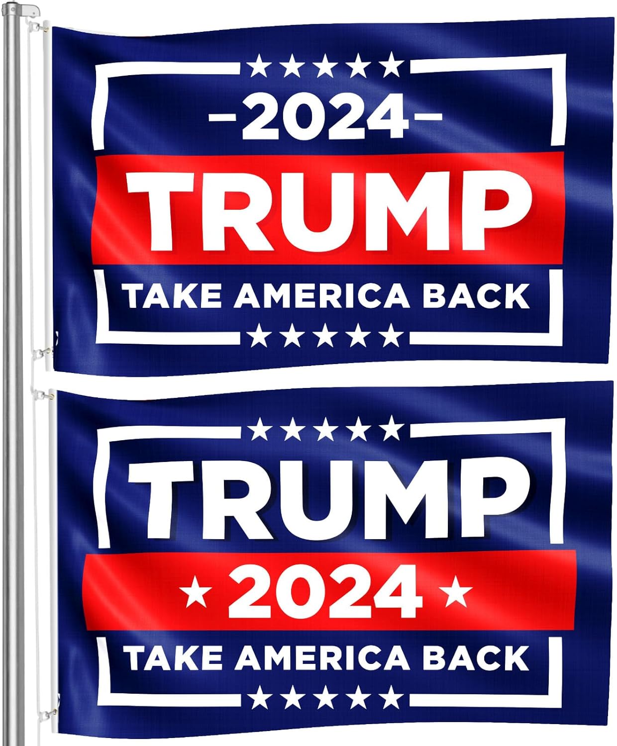 Trump 2024 Flag 3X5 FT - Donald Trump Flags, 2024 Take America Back Flag for Trump Yard Outdoor ...