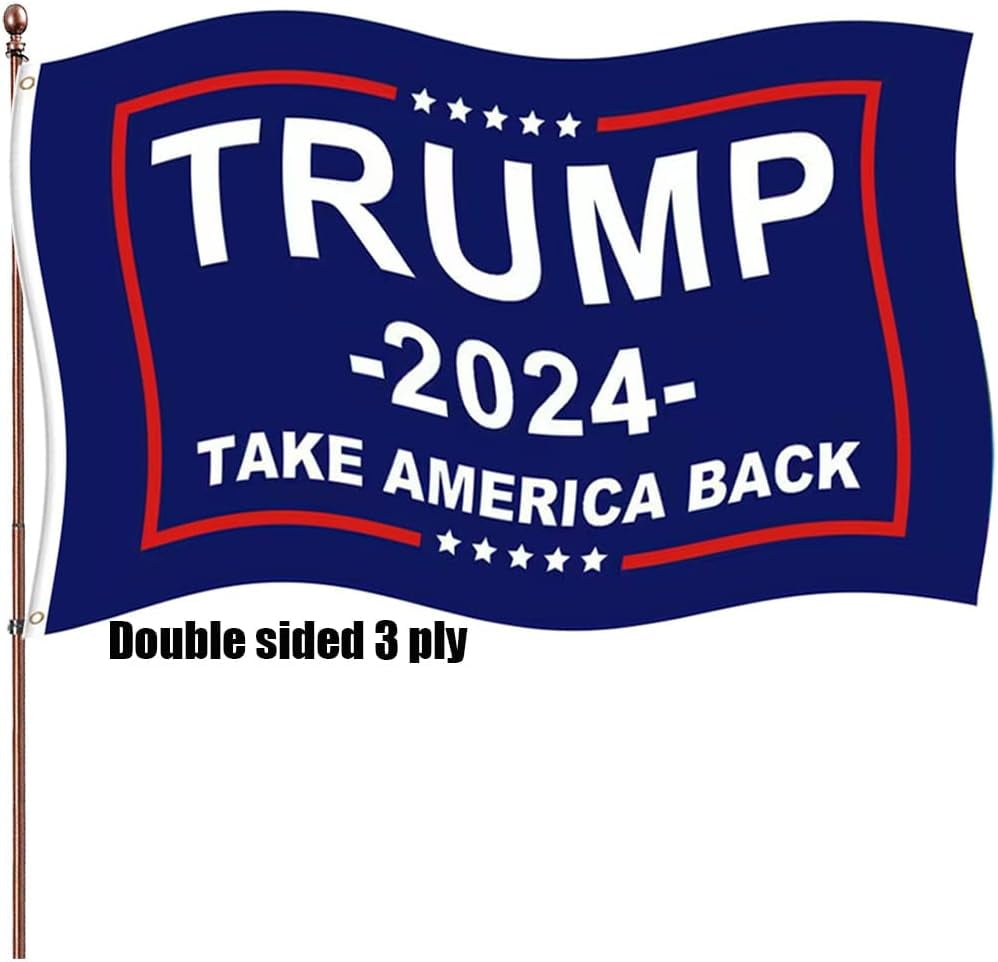 Trump 2024 Flag 3X5 Outdoor Double - Walmart.com