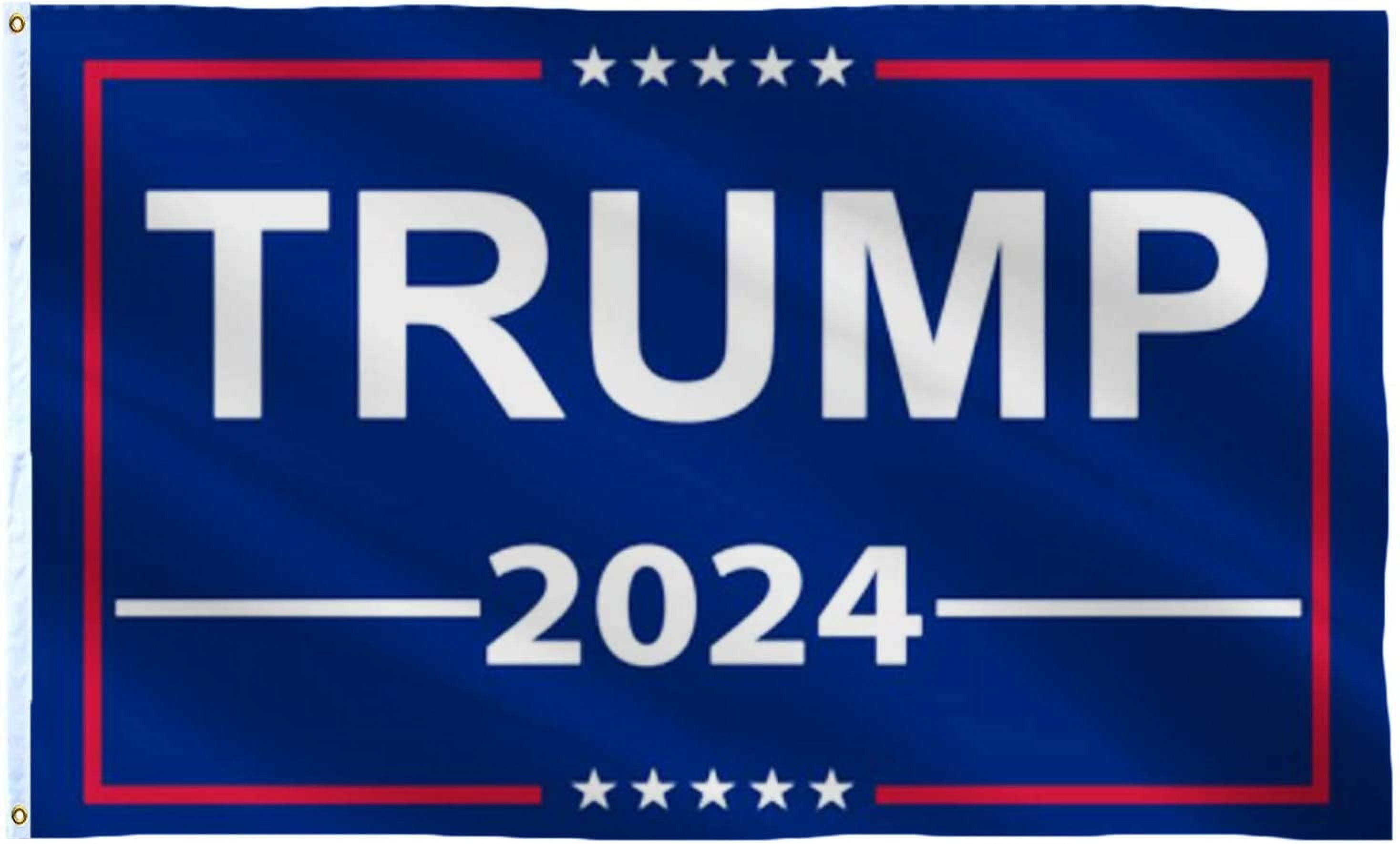 KAERMUSHOP 3' x 5' Polyester Trump 2024 Flag - Walmart.com