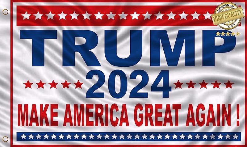 Trump 2024 Flag - Make America Great Again - Double Sided 3Ply 200D ...