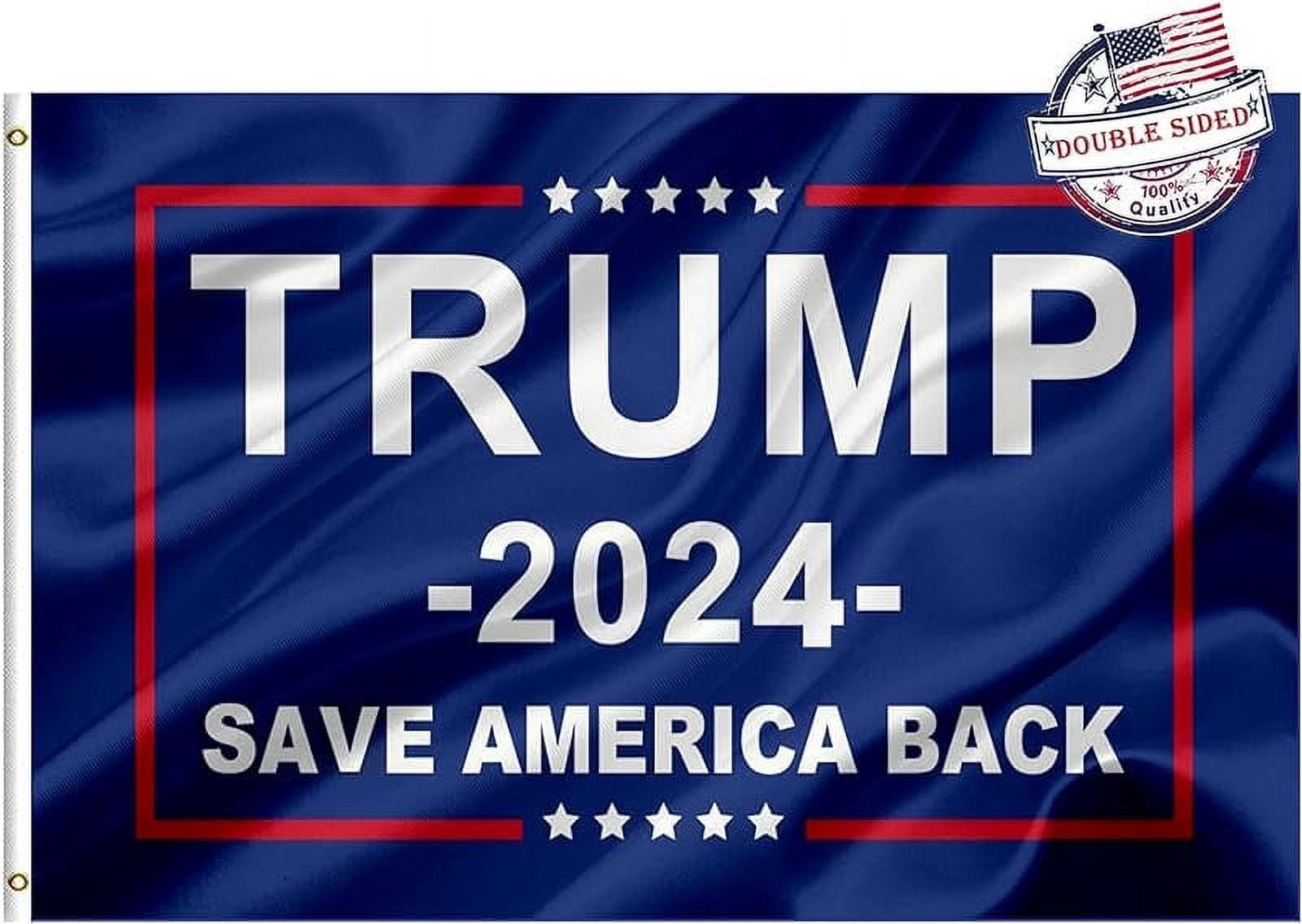 Trump 2024 Flag Take America Back Double Sided- Trump Flags 3x5 Outdoor ...