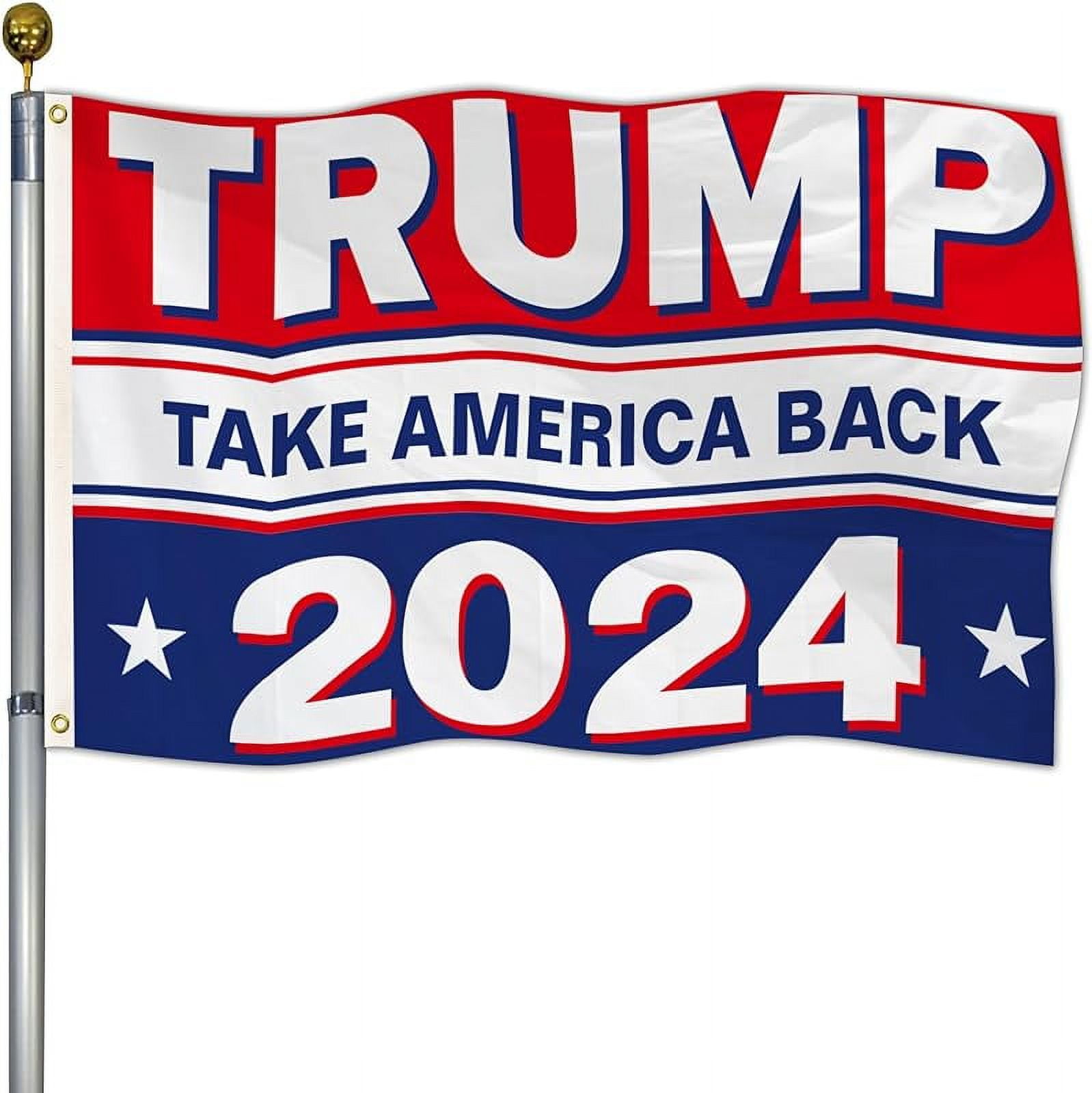 Trump 2024 Flag Trump Take America Back Flags We The People Flag 3x5Ft ...