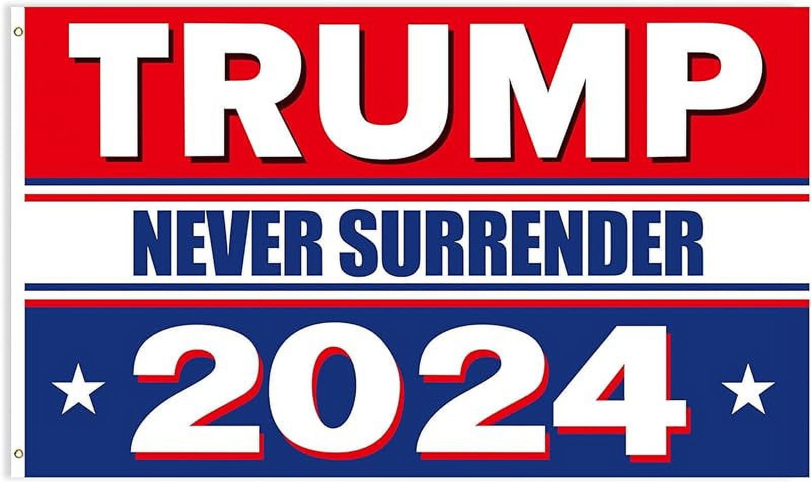 Trump 2024 Flags 3x5 Outdoor Made In Usa Double Sided 3 Ply Heavy Duty