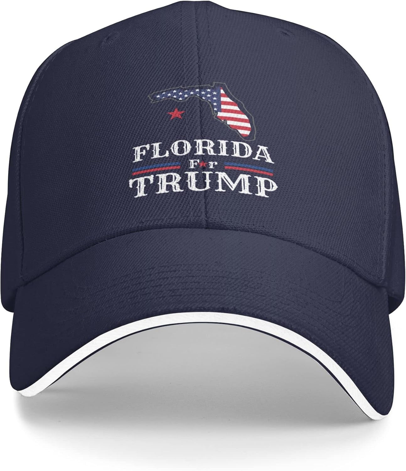 Trump 2024 Florida Map Florida for Trump Hat Baseball Caps Unisex ...