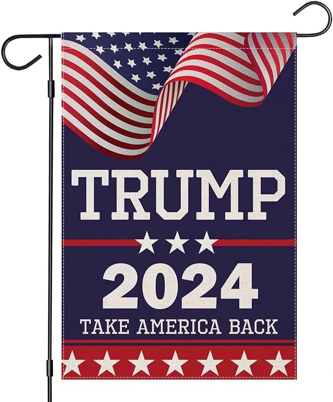 Trump 2024 Garden Flags for Election Outside, Take America Back with ...