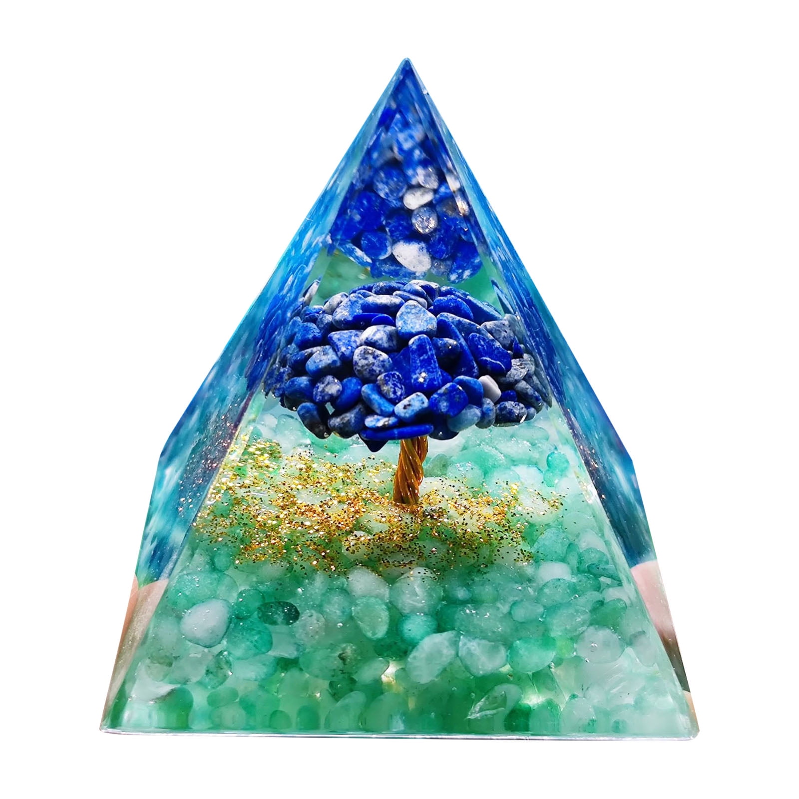 Trump 2024 HQ Crystal Crushed Stone Tower Home Crafts Resin Ornament ...