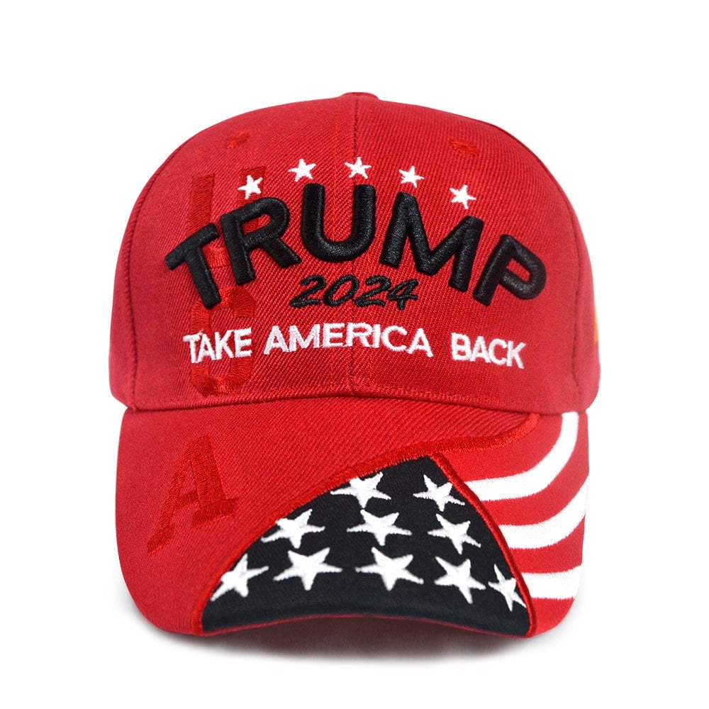 Trump 2024 Hat Donald Trump Hat Take America Back Embroidery Adjustable ...