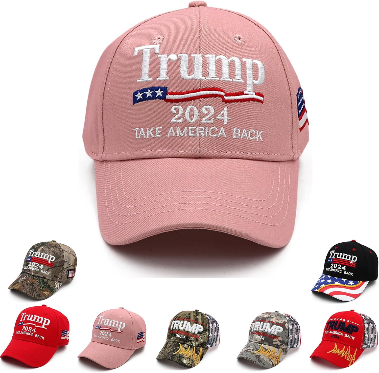 Trump 2024 Hat MAGA Hat Embroidered Take America Back Donald Trump ...