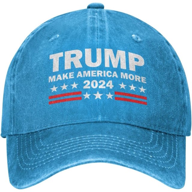 Trump 2024 Hat Trump 2024 Make America More Cap for Men Baseball Cap ...