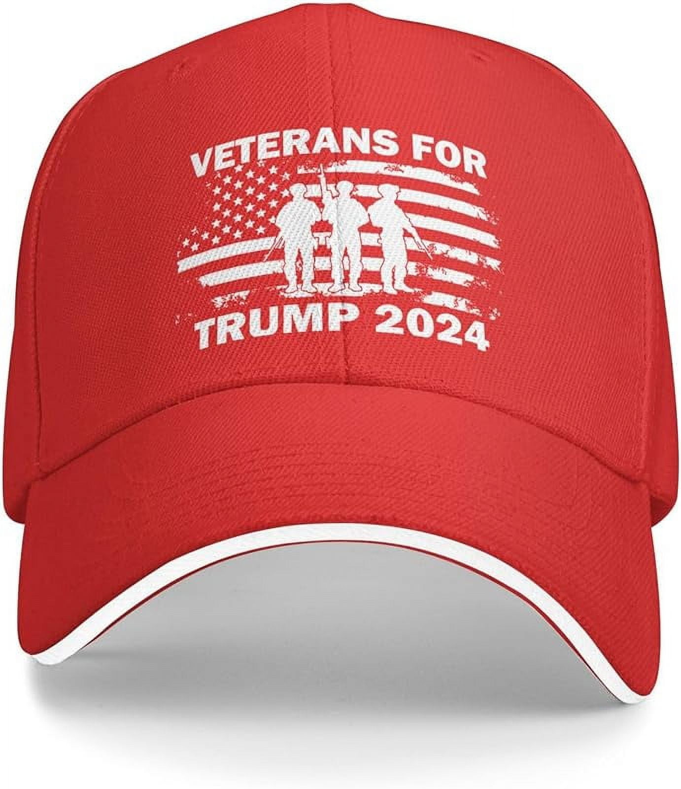 Trump 2024 Hat Veterans for Trump 2024 Hat for Men Baseball Hat Cute ...