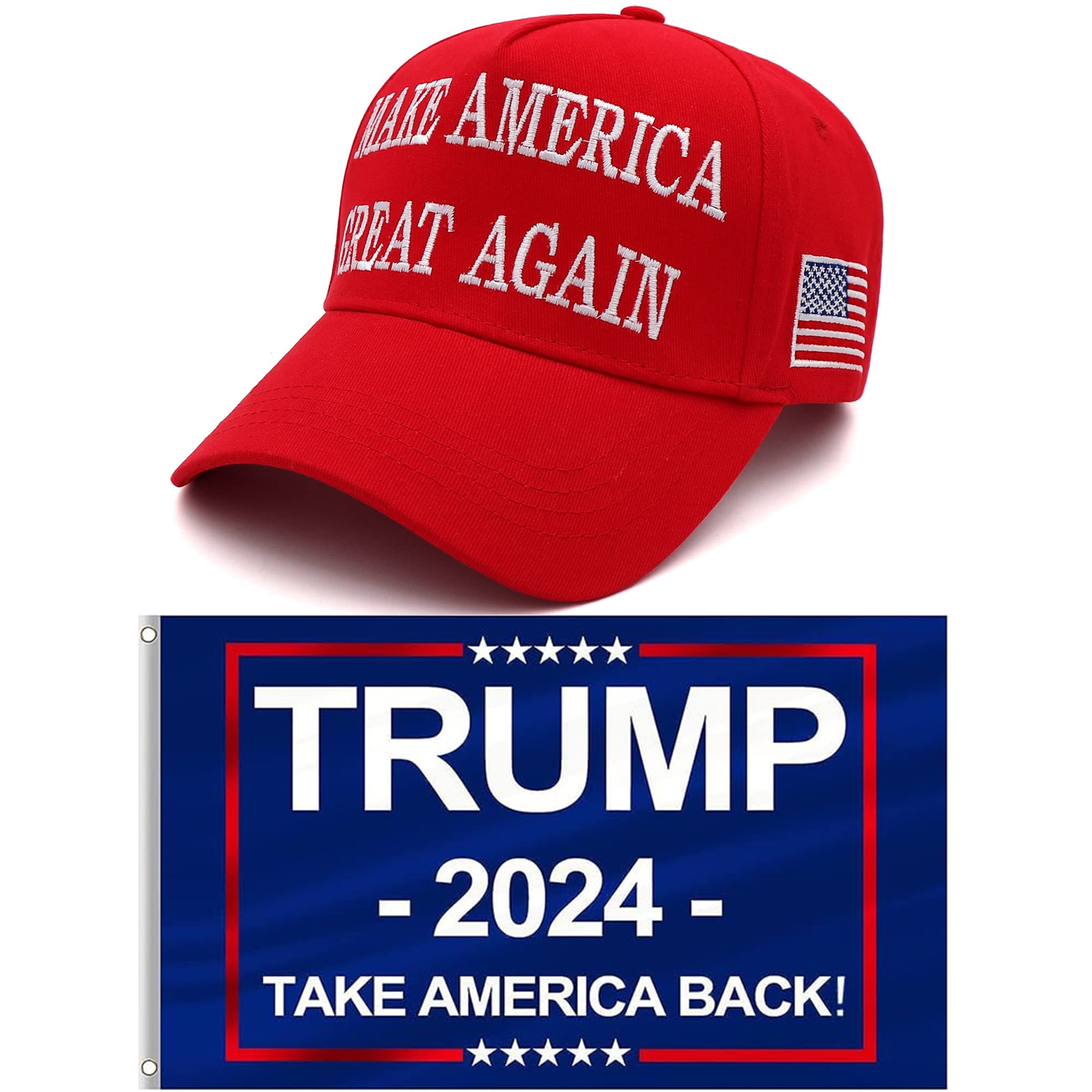 Trump 2024 MAGA Hat Make America Great Again Donald Trump Slogan with ...