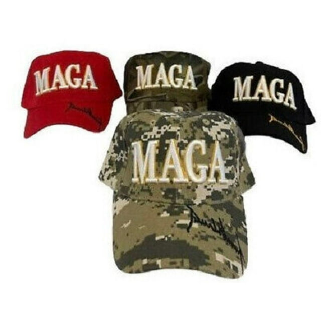Trump 2024 MAGA USA TRUMP SIGNATURE (BLACK) Embroidered Hat Cap ...