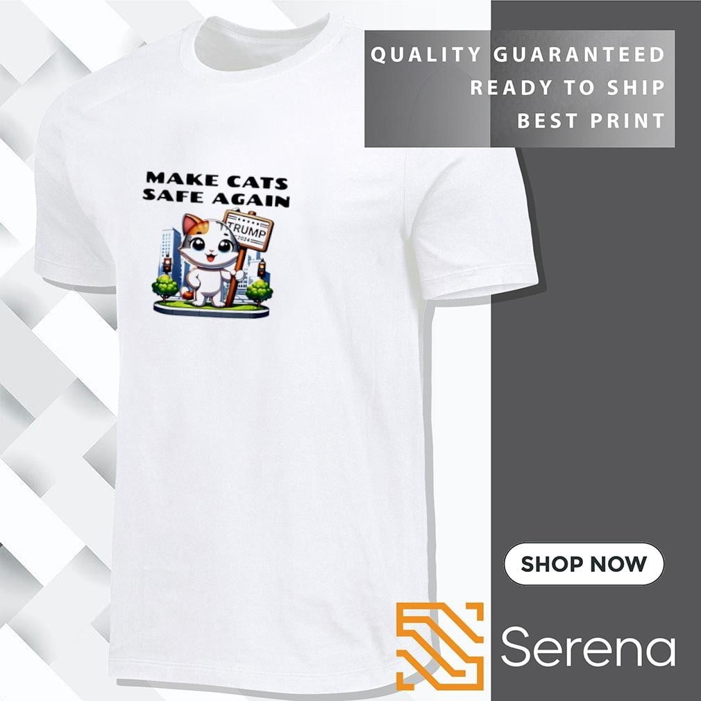 Trump 2024 Make Cats Safe Again Skyline Shirt - Walmart.com
