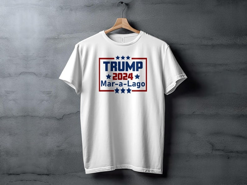 Trump 2024 Mar a Lago T-Shirt, Presidential Election 2024 Tee ...