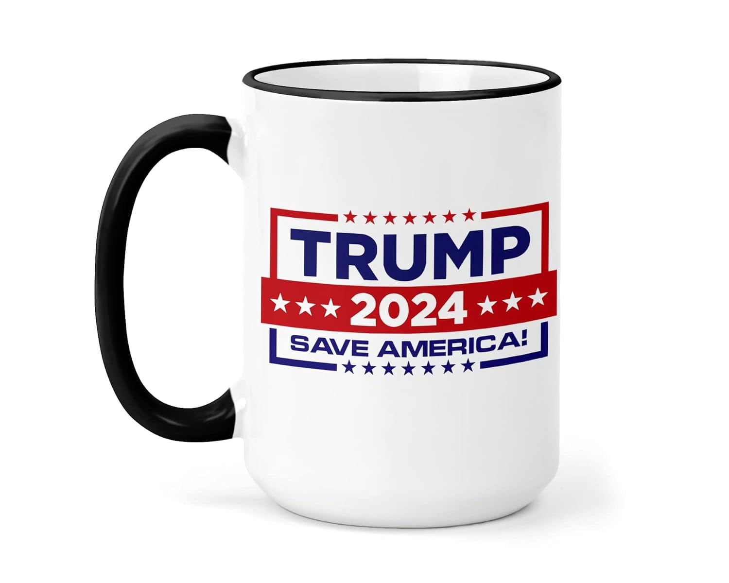 Trump 2024 Mug - Save American - Make America Great Again - Large 15 oz ...