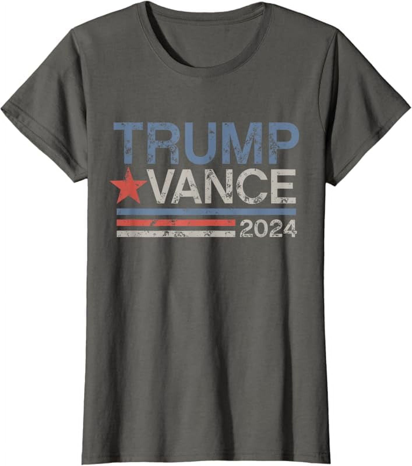 Trump 2024 Retro Stripe Trump T-Shirt - Walmart.com