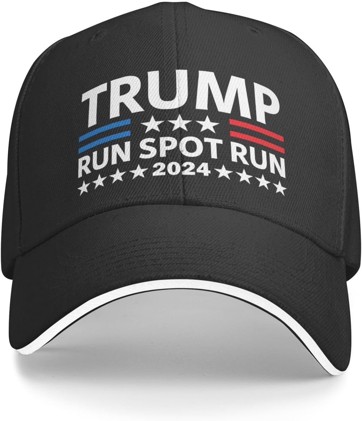 Trump 2024 Run Spot Run Debate Political Hat Cap Funny Adjustable Hats ...